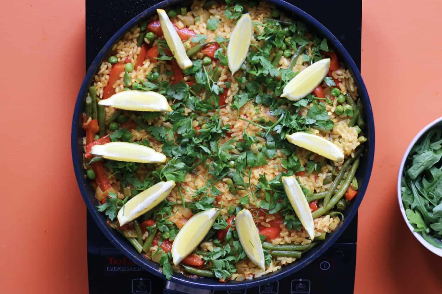 Vegetable Paella – Beat The Budget