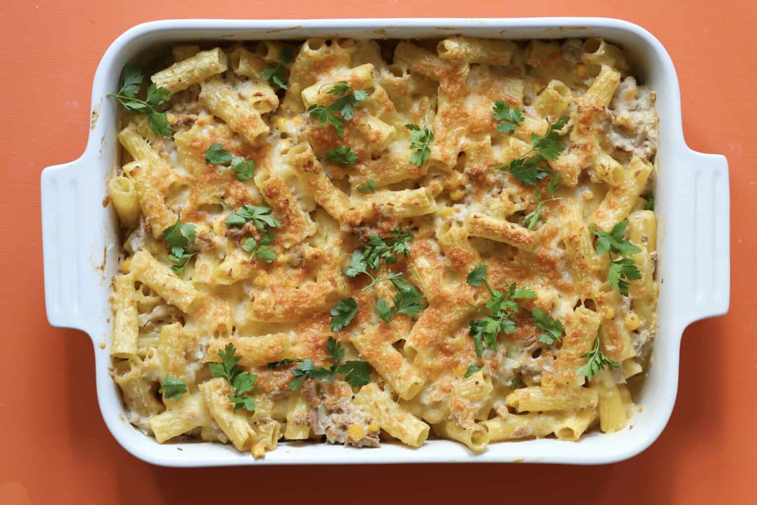 Creamy Tuna Pasta Bake – Beat The Budget