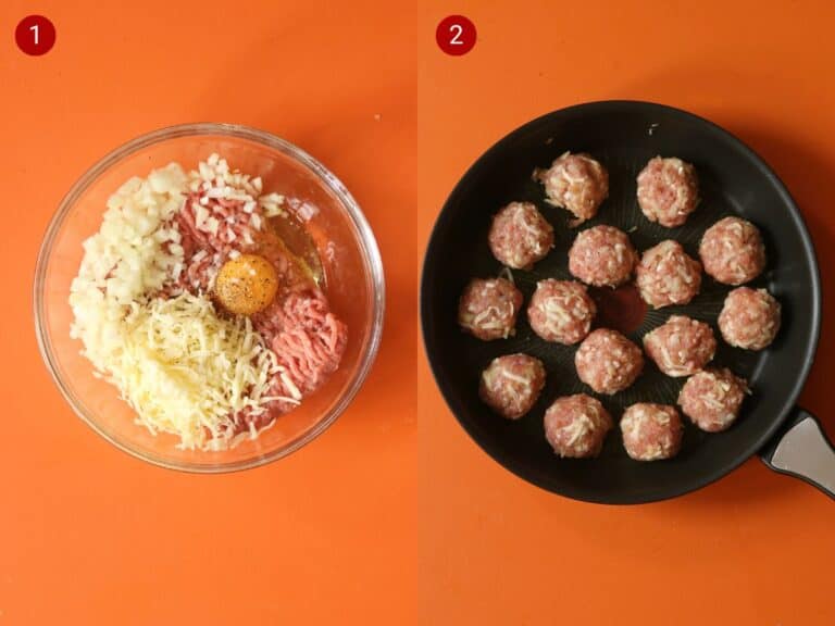 Meatball Marinara with Spiralized Courgette and Wholewheat spaghetti ...