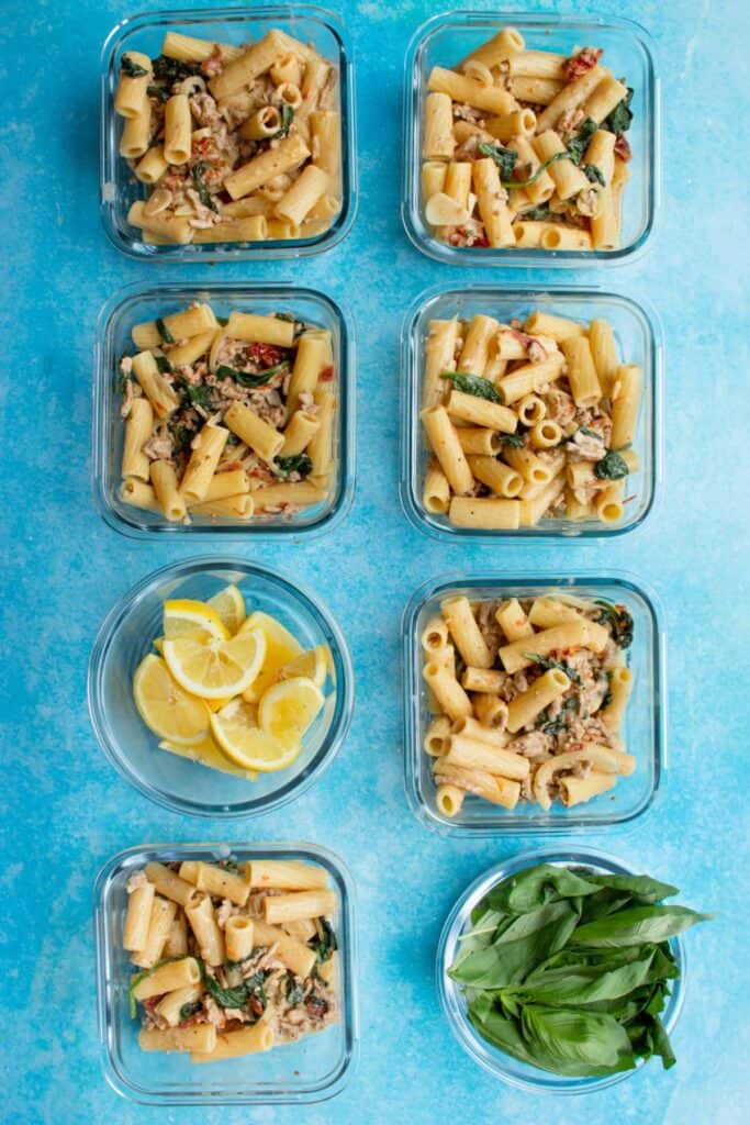 Creamy Tuscan Inspired Rigatoni with Pork Mince – Beat The Budget