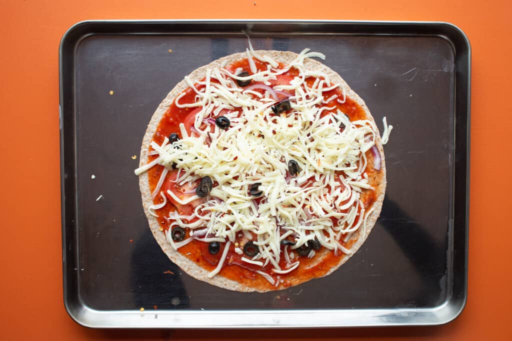 Tortilla Wrap Pizza – Beat The Budget