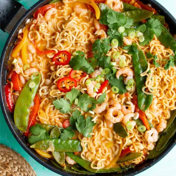 Simple Red Thai Prawn Curry – Beat The Budget