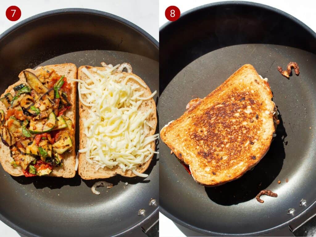 Cheese Toastie with Grilled Veg – Beat The Budget