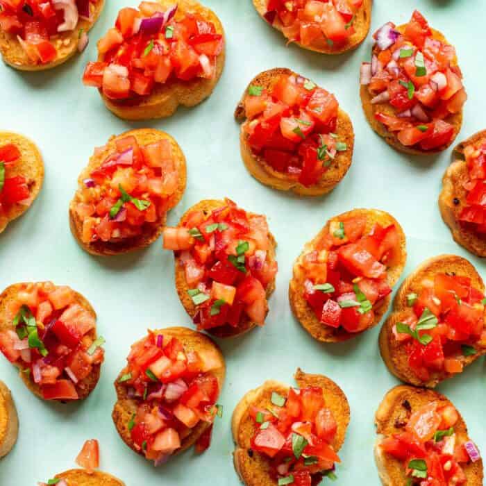 Crostini Recipe (Mini Bruschetta Bites) – Beat The Budget