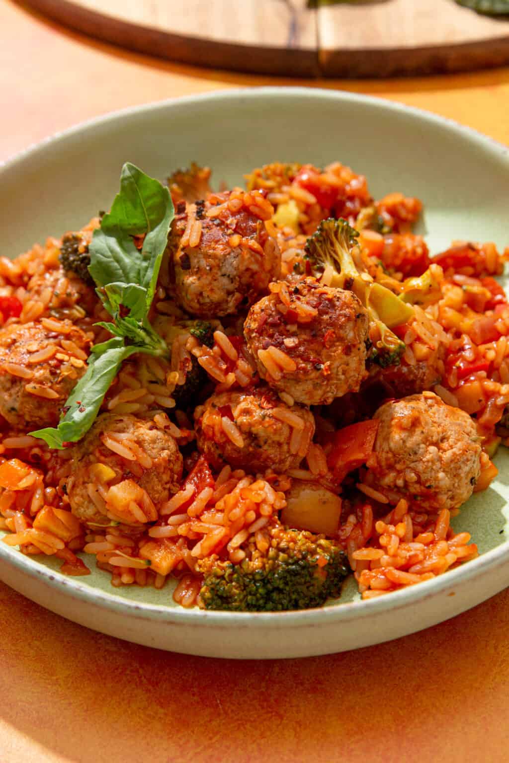 One Pot Meatballs and Rice – Beat The Budget