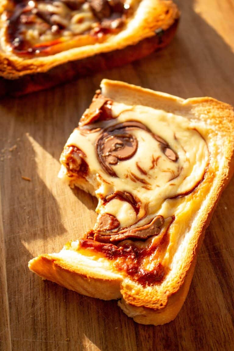 Chocolate Swirl Custard Toast (Tiktok Recipe) – Beat The Budget