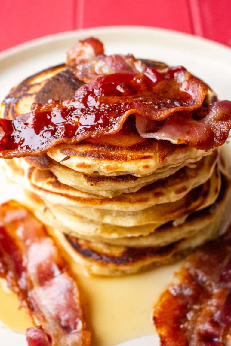 Simple Fluffy American Pancakes – Beat The Budget