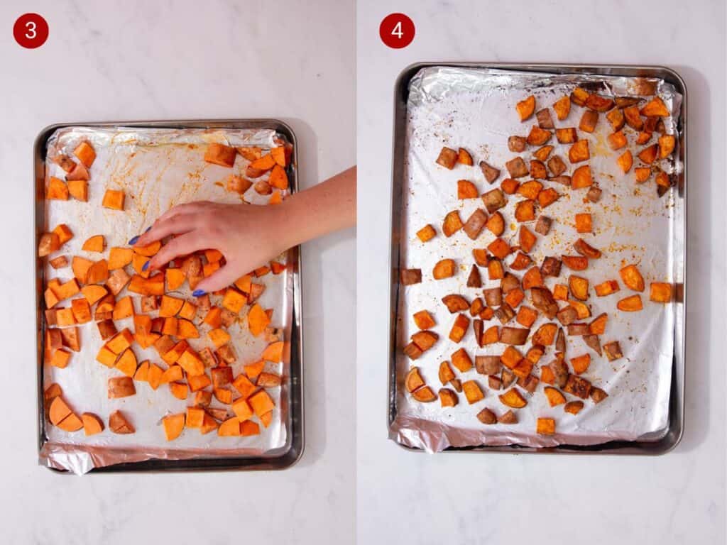 Easy Roasted Sweet Potato Cubes – Beat The Budget
