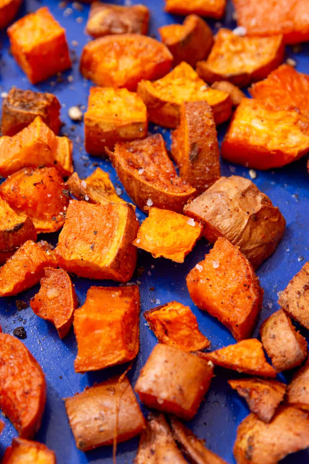 Easy Roasted Sweet Potato Cubes – Beat The Budget