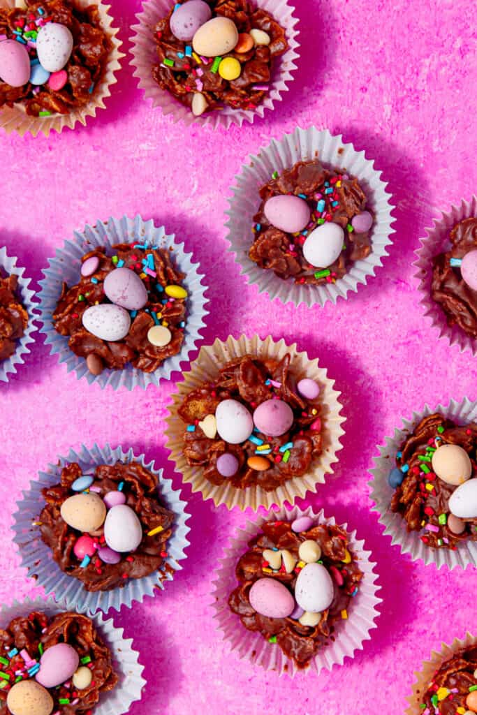 Easy Chocolate Easter Nests (Cornflake Nests) – Beat The Budget