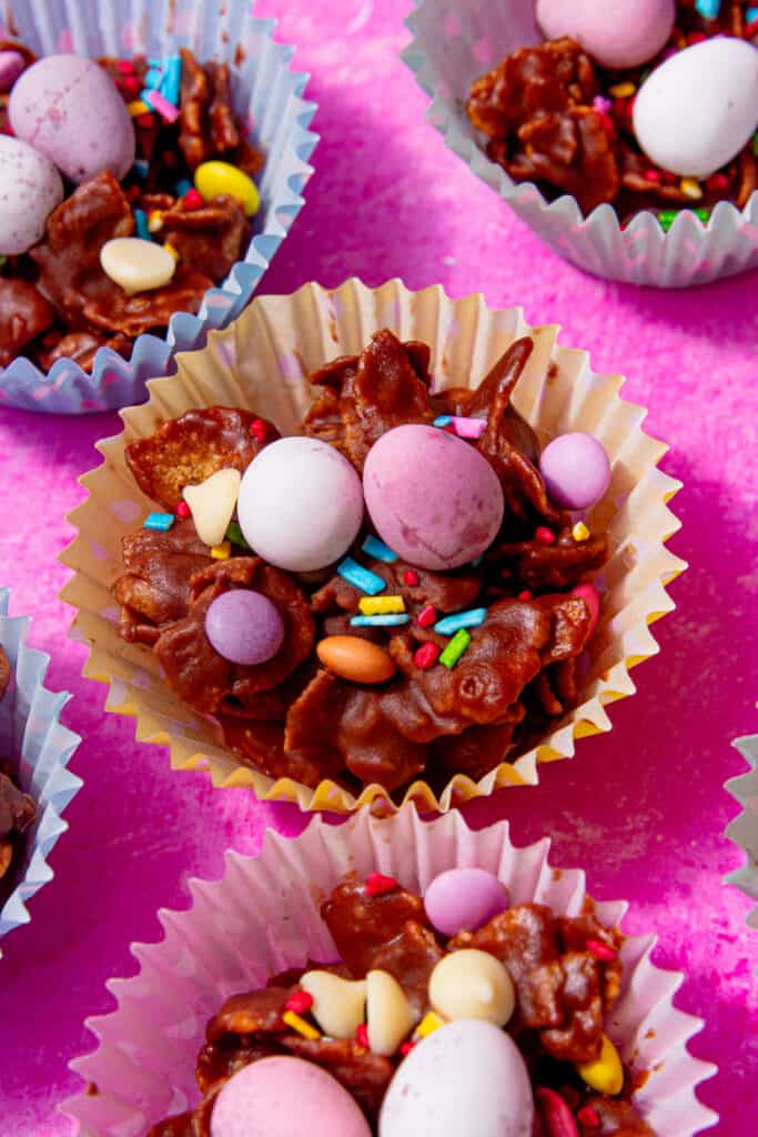 Easy Chocolate Easter Nests (Cornflake Nests) – Beat The Budget