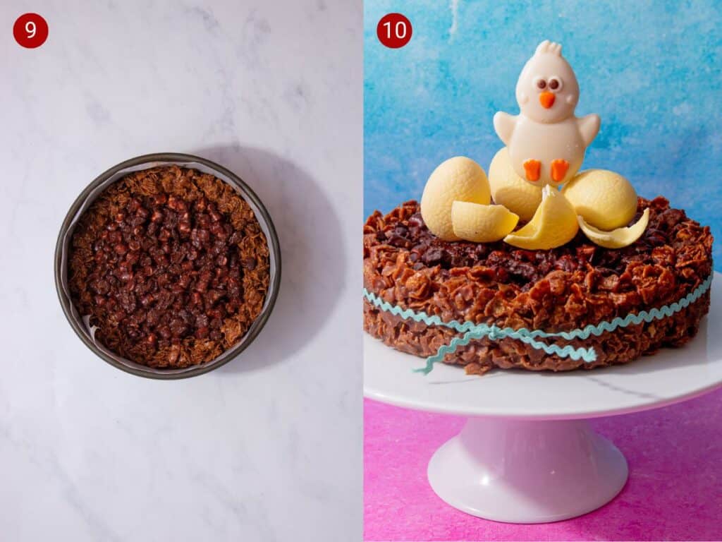 Giant Chocolate Cornflake Cake (Easter Cake) with Mini Eggs – Beat The ...