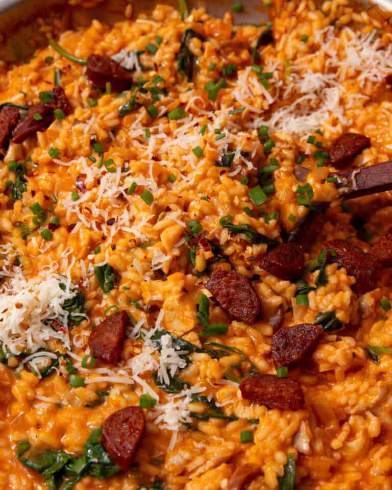 Easy Chicken and Chorizo Risotto – Beat The Budget