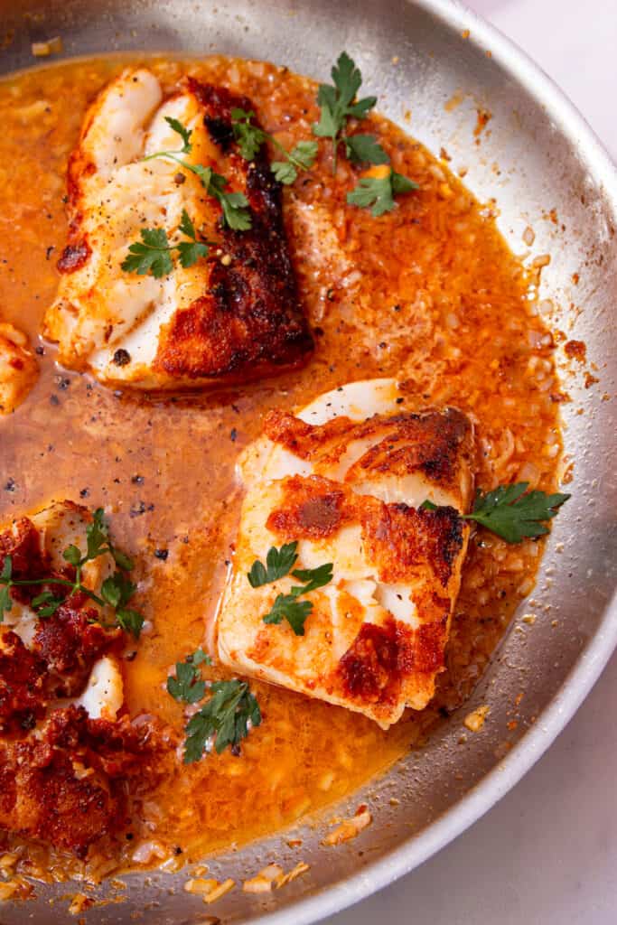 Perfect Pan Fried Cod Recipe with Garlic Butter – Beat The Budget