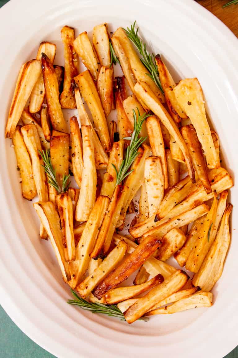 Crispy Roast Parsnips (Easy 3-Ingredient Side) – Beat The Budget