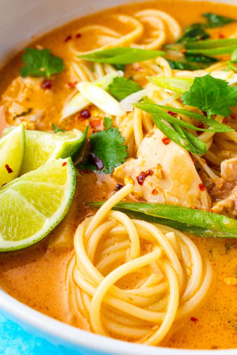 Thai Noodle Soup with Chicken – Beat The Budget