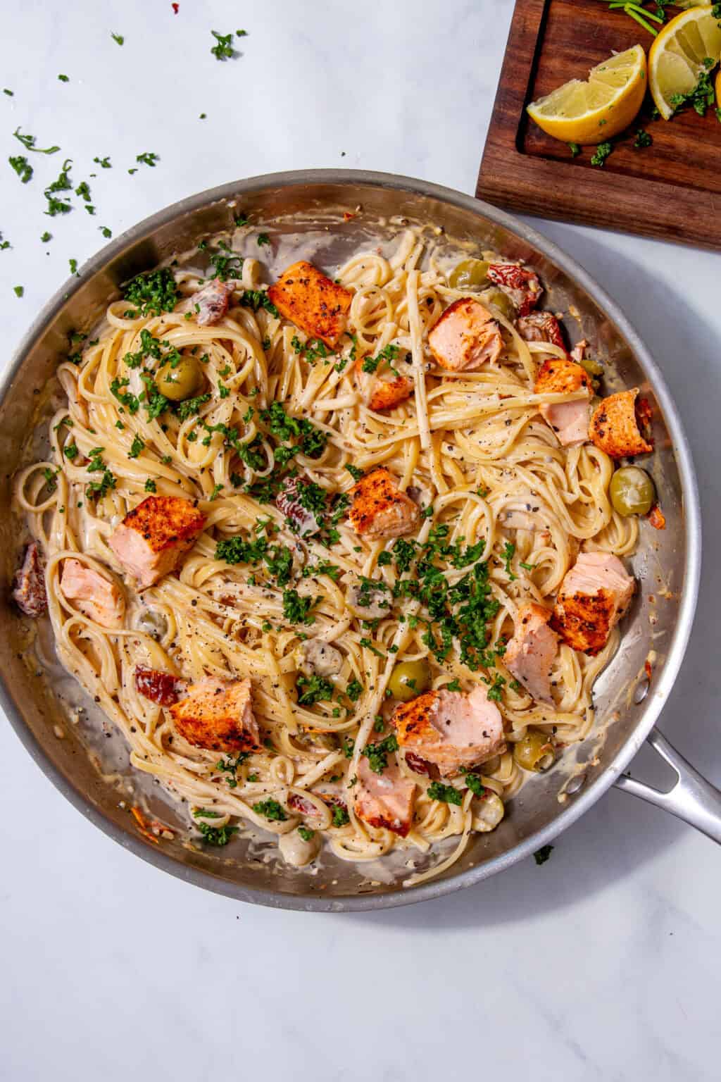 Creamy Salmon Pasta {in 15 minutes} – Beat The Budget