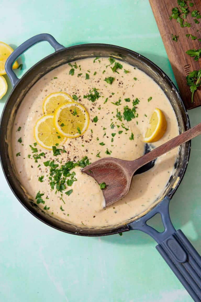 Easy Creamy Lemon Sauce (with secret ingredient!) – Beat The Budget
