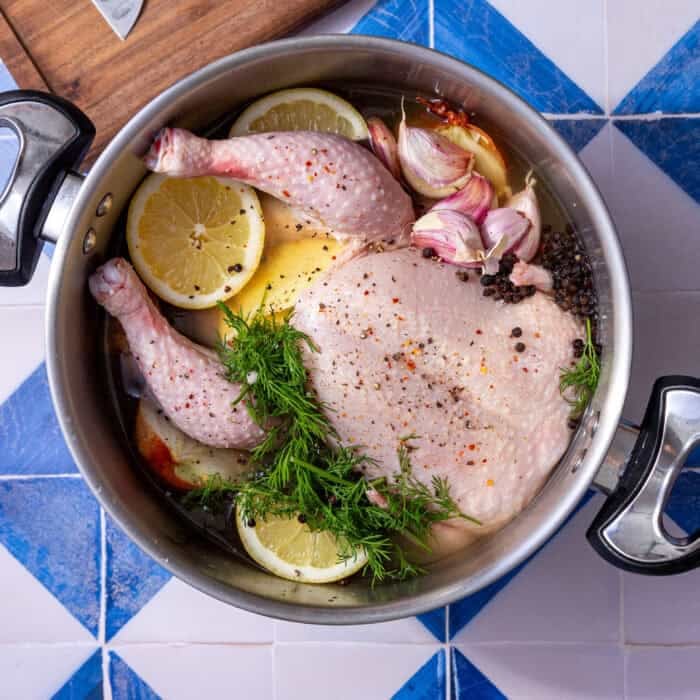 How To Boil A Whole Chicken {Tender results} – Beat The Budget