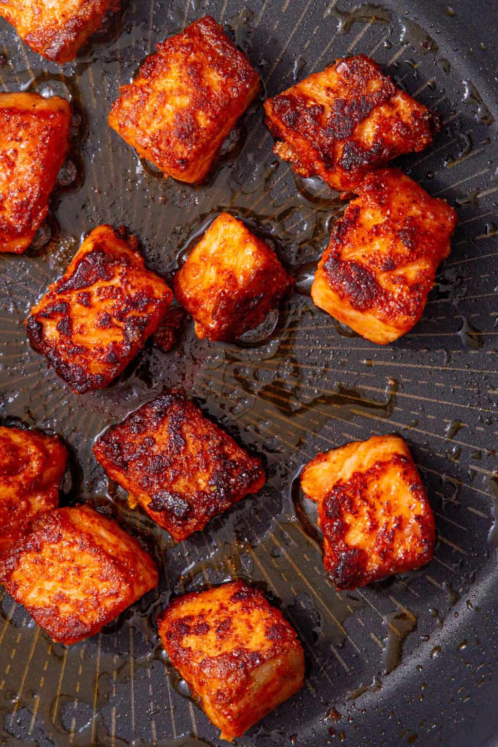 Crispy Pan-Fried Salmon Bites {without breading!} – Beat The Budget