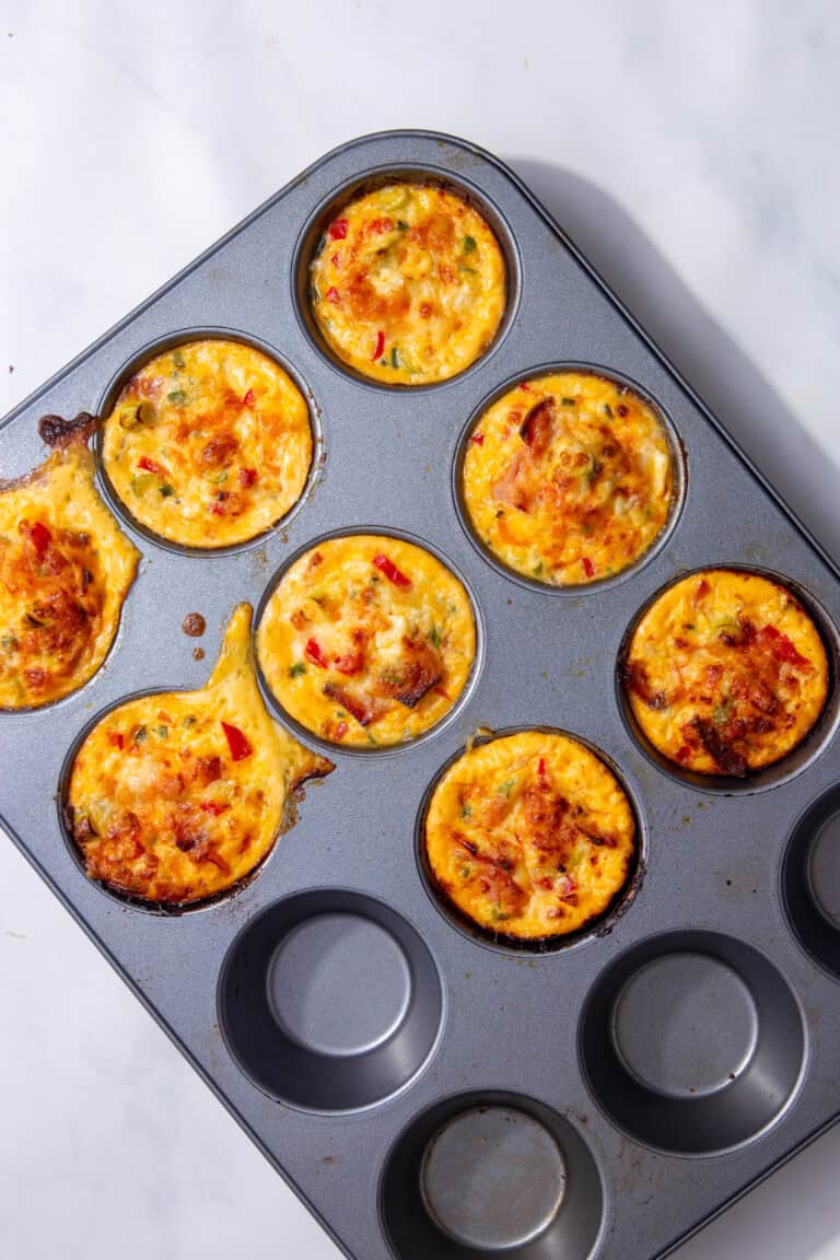 Easy Cottage Cheese Egg Bites (High Protein) – Beat The Budget