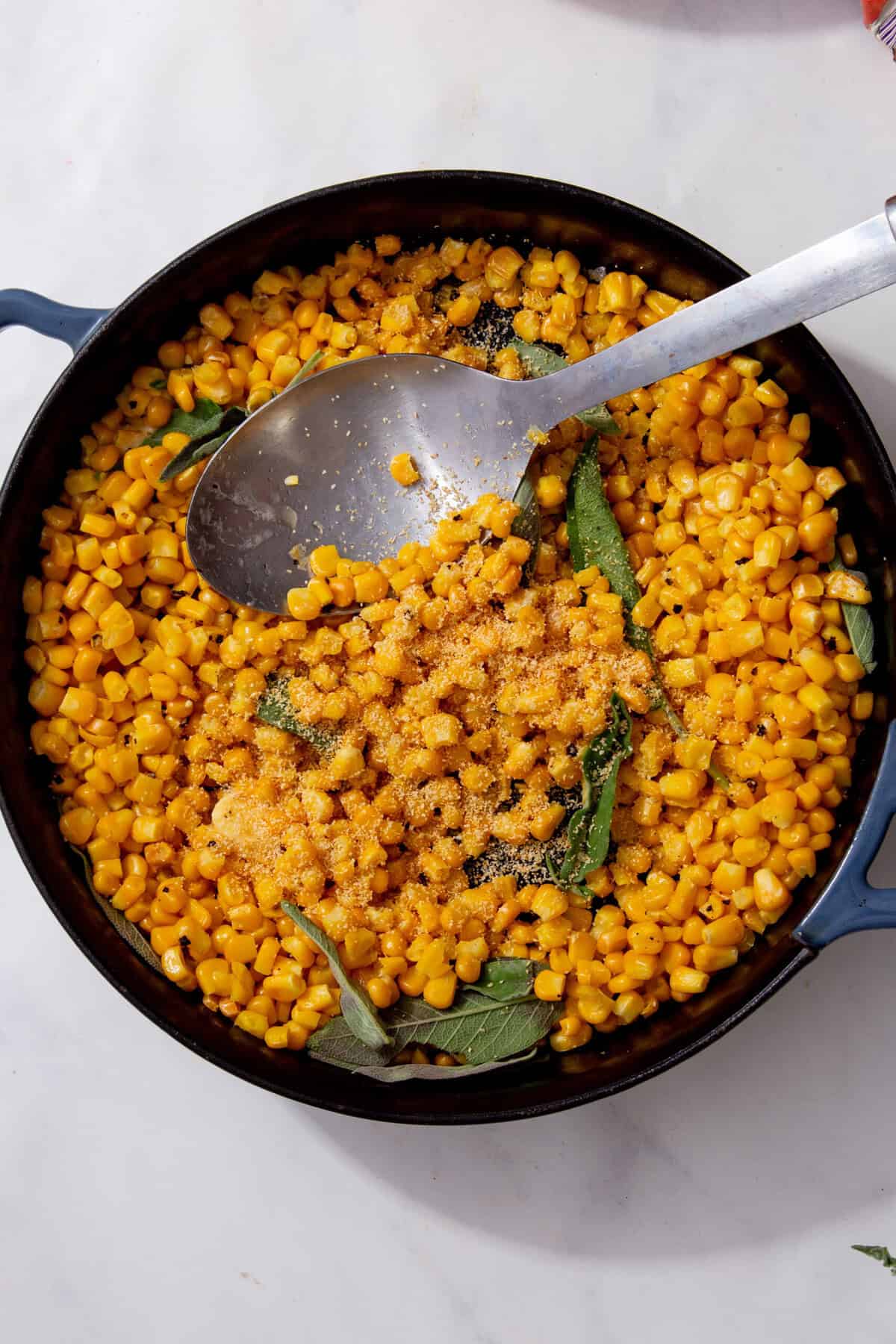 Easy Skillet Roasted Corn {Great for Any Time of Year!} – Beat The Budget
