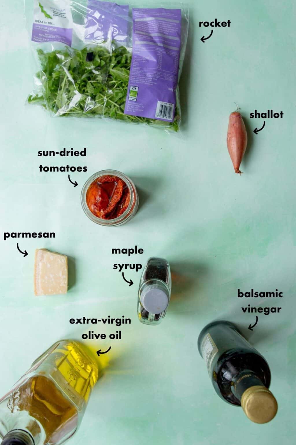 Rocket Salad with Sun-Dried Tomatoes – Beat The Budget