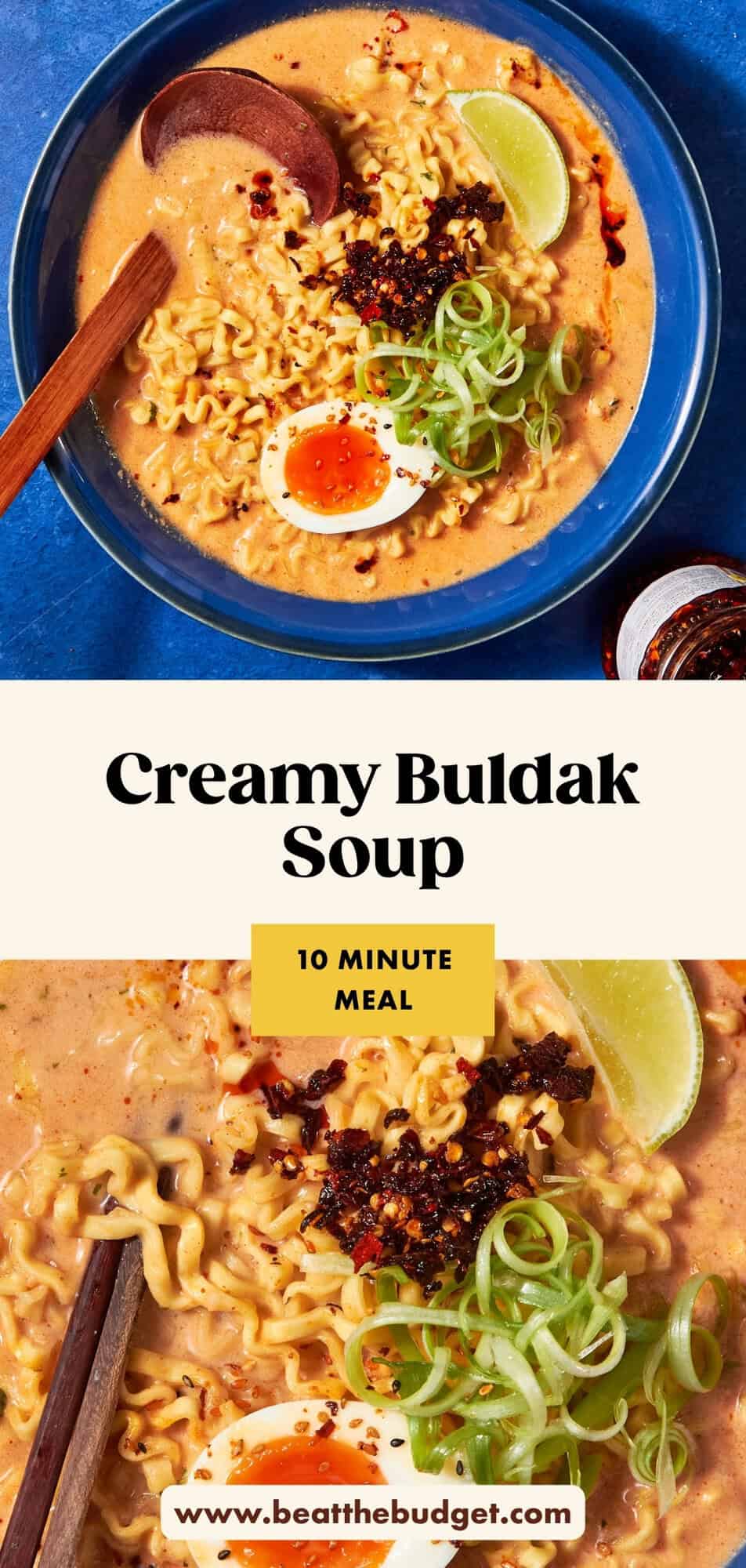 Buldak Soup (5-Minute Recipe) – Beat The Budget