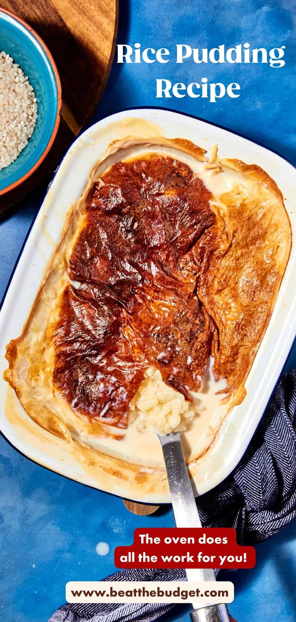 Creamy Baked Rice Pudding (No Stirring!) – Beat The Budget
